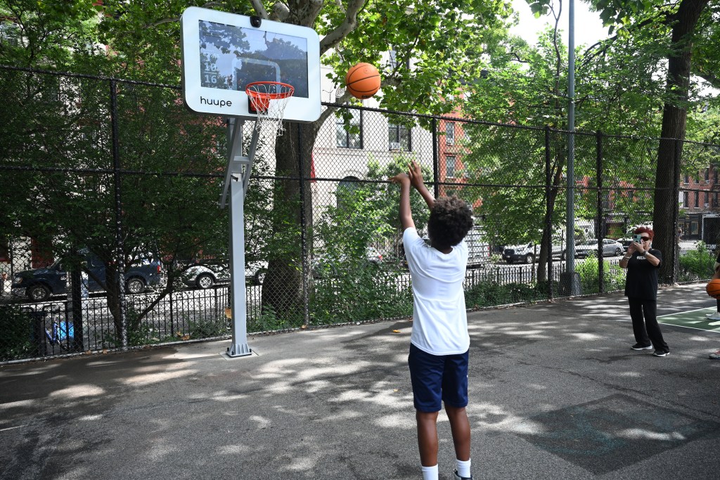 City Life Org - NYC Parks Unveils First-of-its-Kind Smart Basketball ...